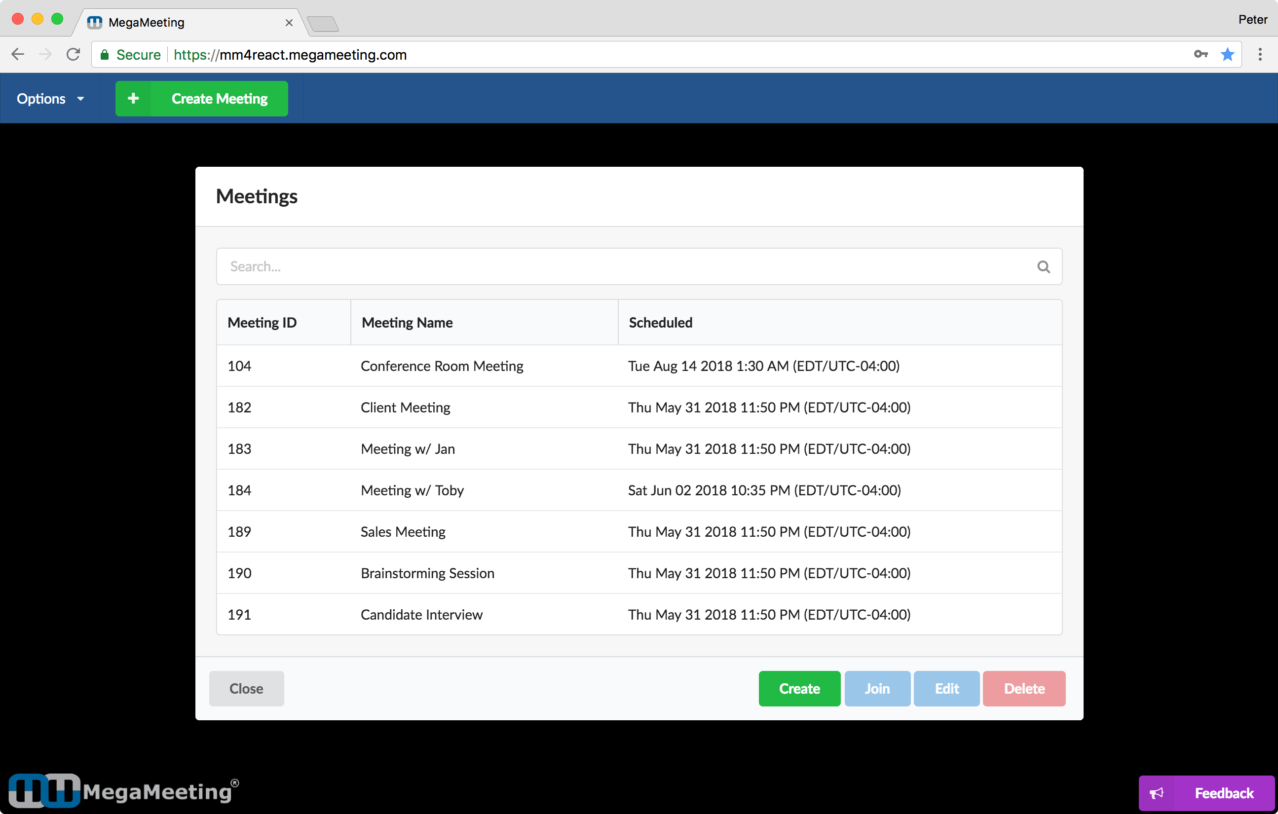 MegaMeeting Video Conferencing | User Guide